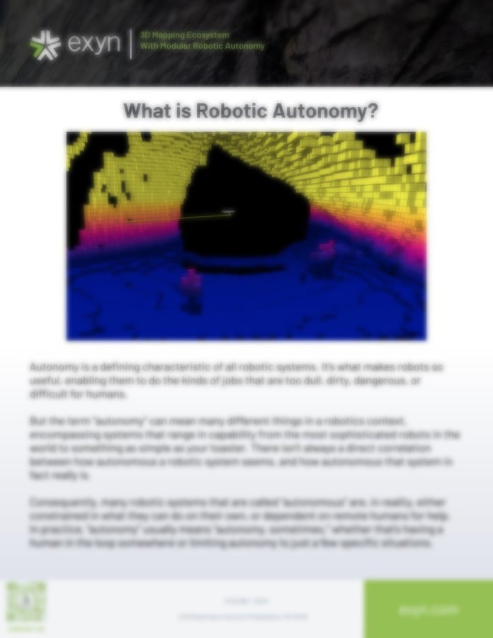 What is Robotic Autonomy?